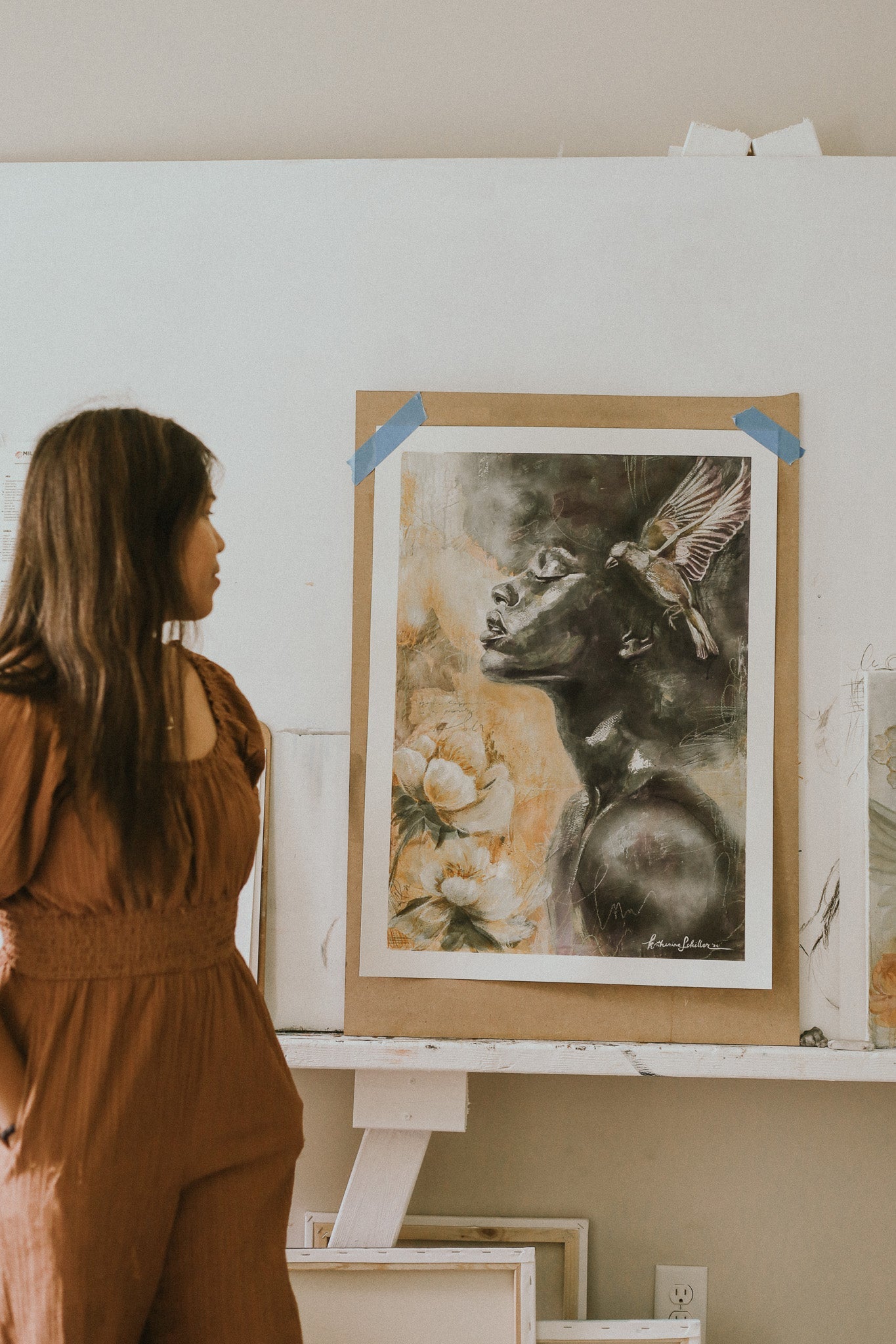 Large Paper Paintings – Katherine Schiller